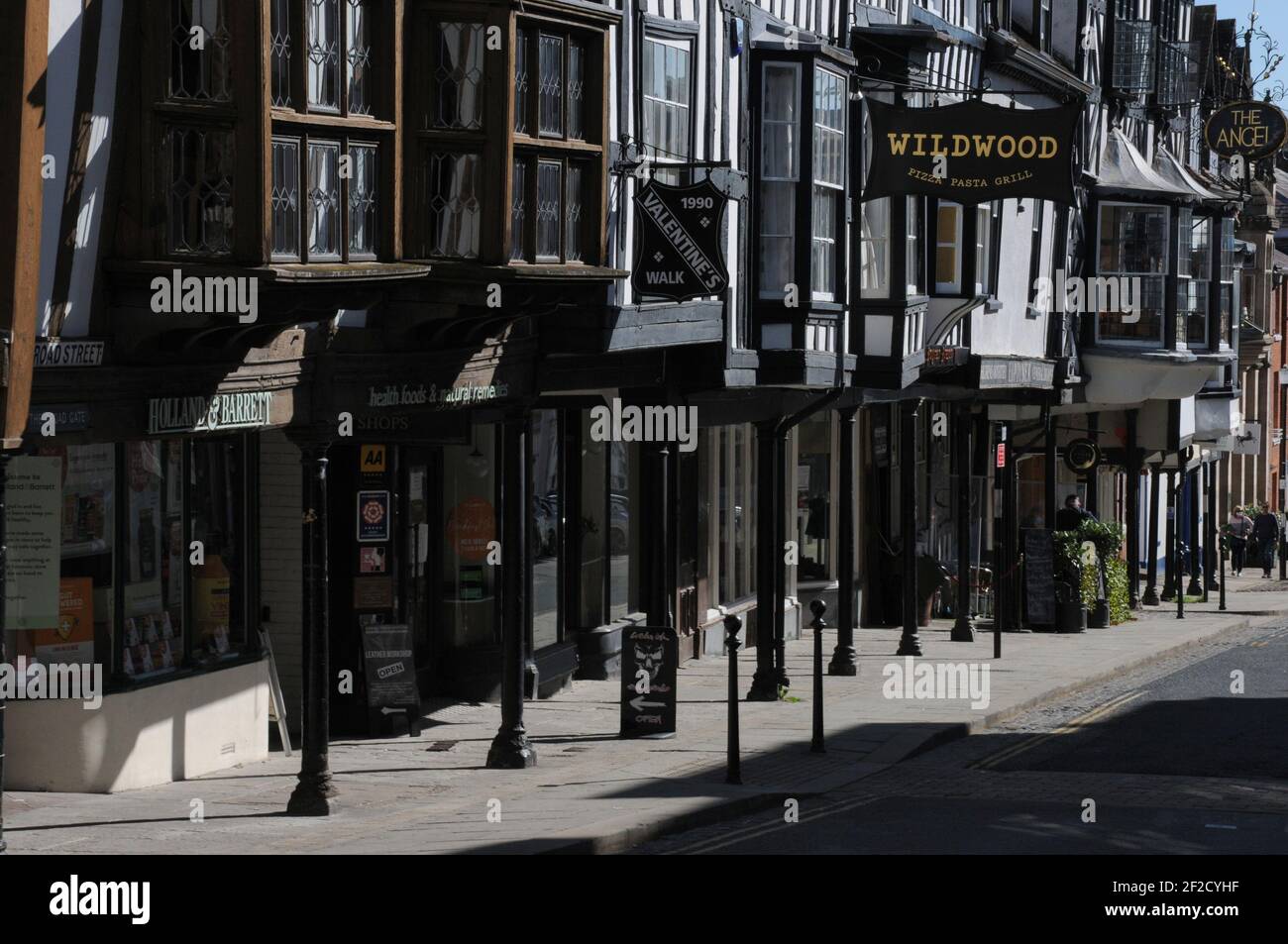 Broad Street, Ludlow, Shropshire Stock Photo - Alamy