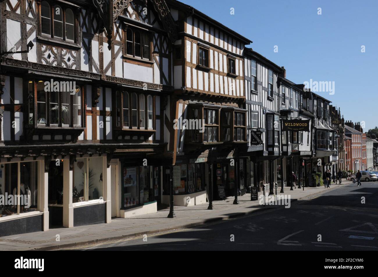 Broad Street, Ludlow, Shropshire Stock Photo - Alamy