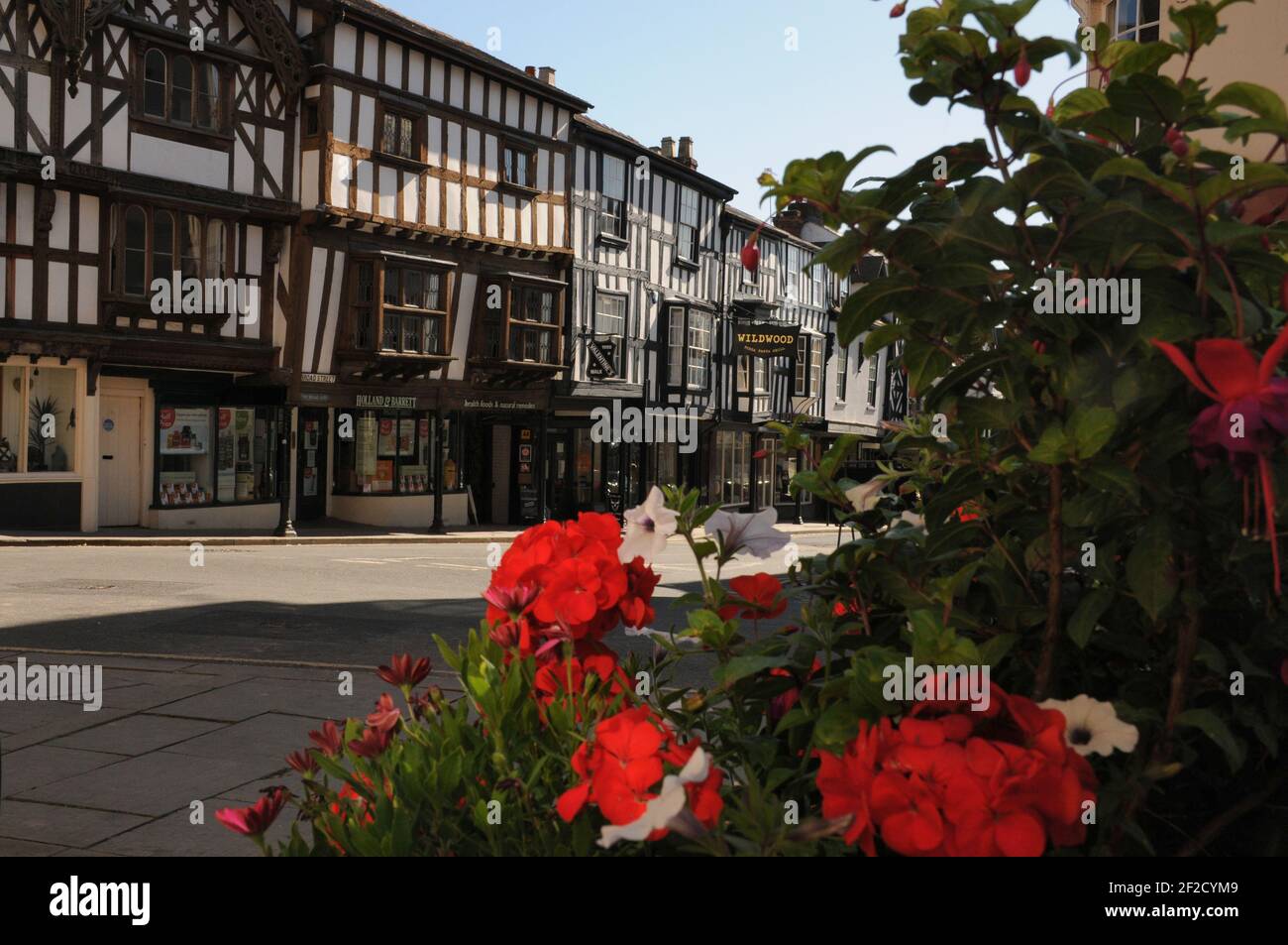 Broad Street, Ludlow, Shropshire Stock Photo - Alamy