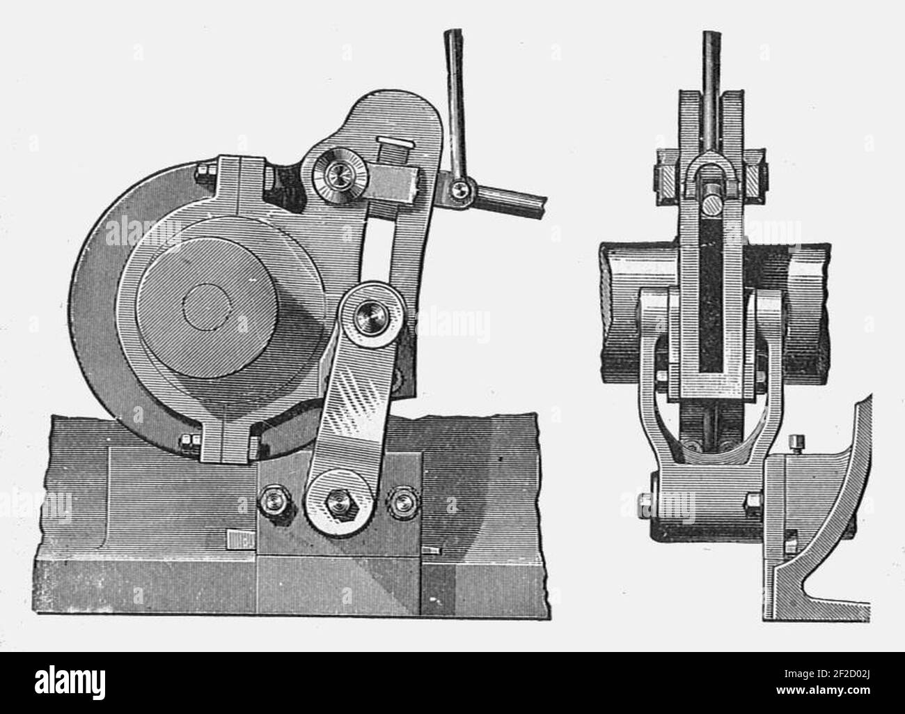 Porter-Allen Fink valvegear link (New Catechism of the Steam Engine ...