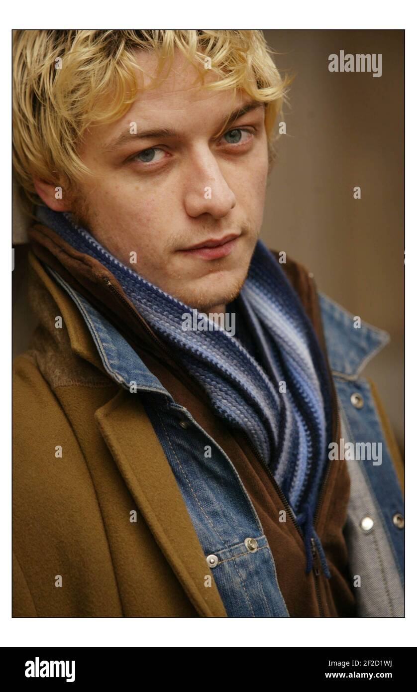 James McAvoy......actor in London.pic David Sandison 20/1/2004 Stock ...