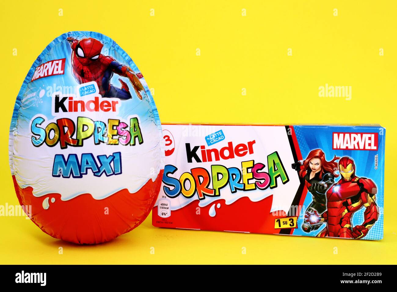 Kinder Surprise Chocolate Eggs. Kinder Surprise is a brand of products ...