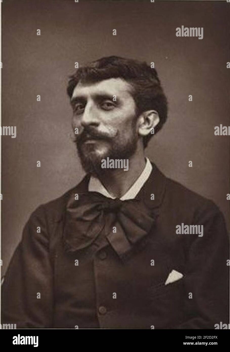 Portrait de Albert Aublet Stock Photo - Alamy