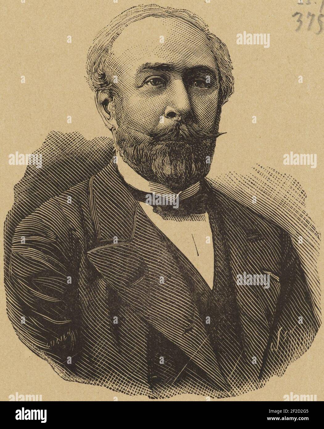 Portrait d'Auguste Hovius Stock Photo - Alamy