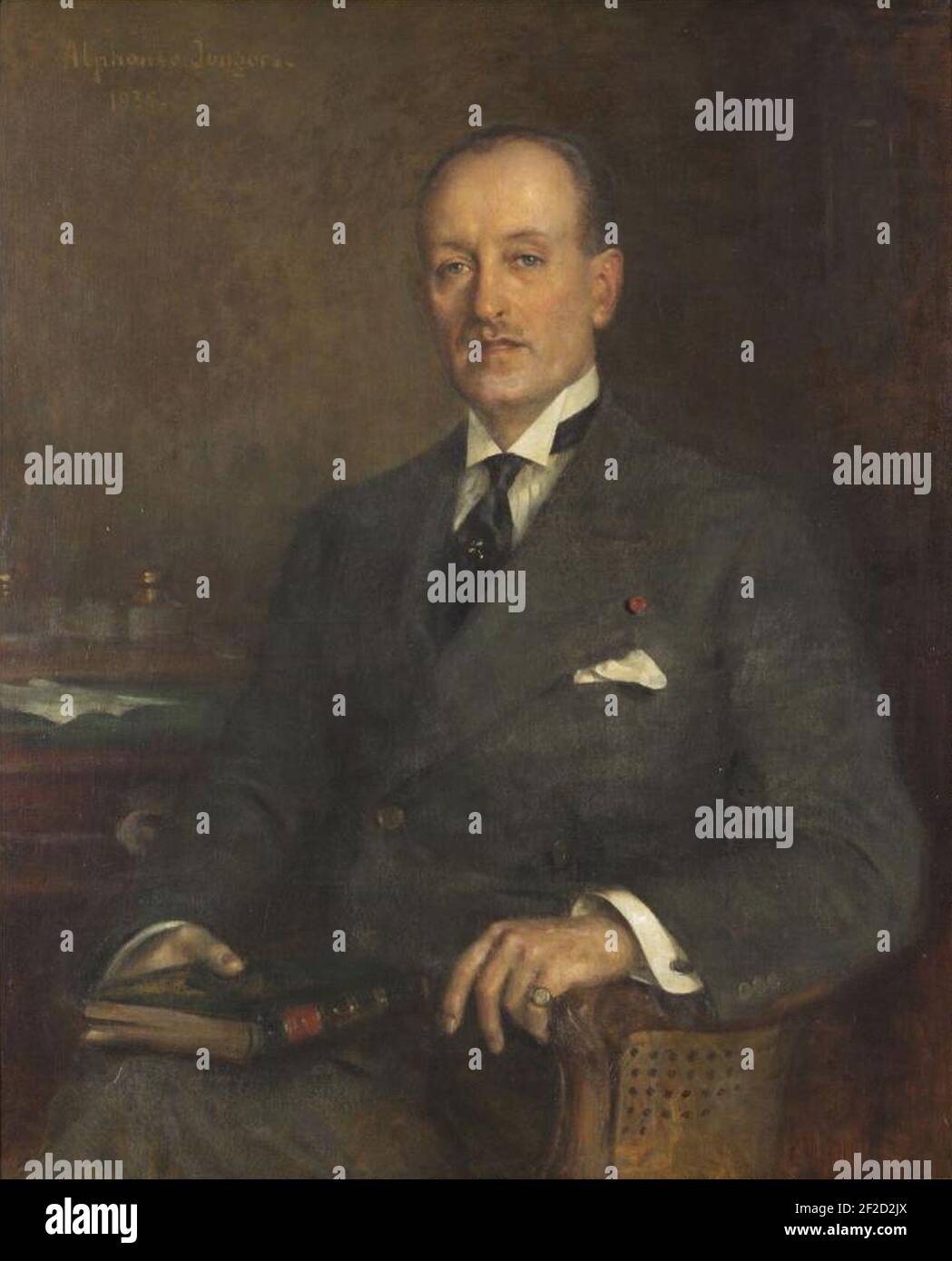 Portrait de Charles Cahen d'Anvers Stock Photo - Alamy