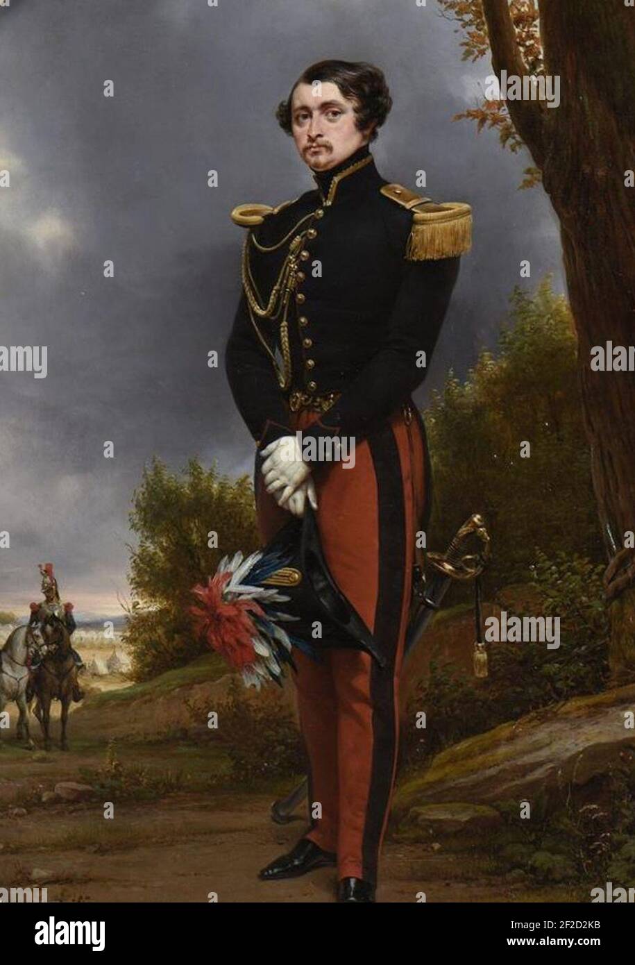 Portrait de Charles Reille (1812-1872 Stock Photo - Alamy