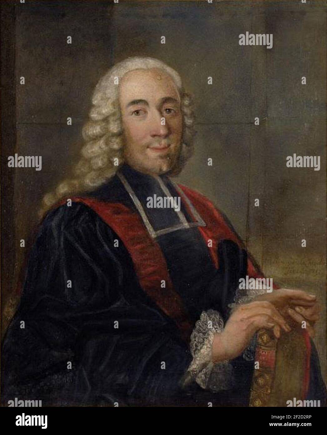 Portrait de Claude-Nicolas Lecat Stock Photo - Alamy