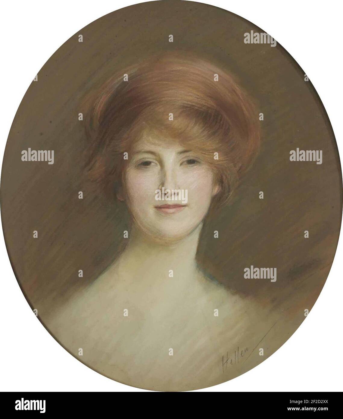 Portrait de femme en buste, vue de face Stock Photo - Alamy