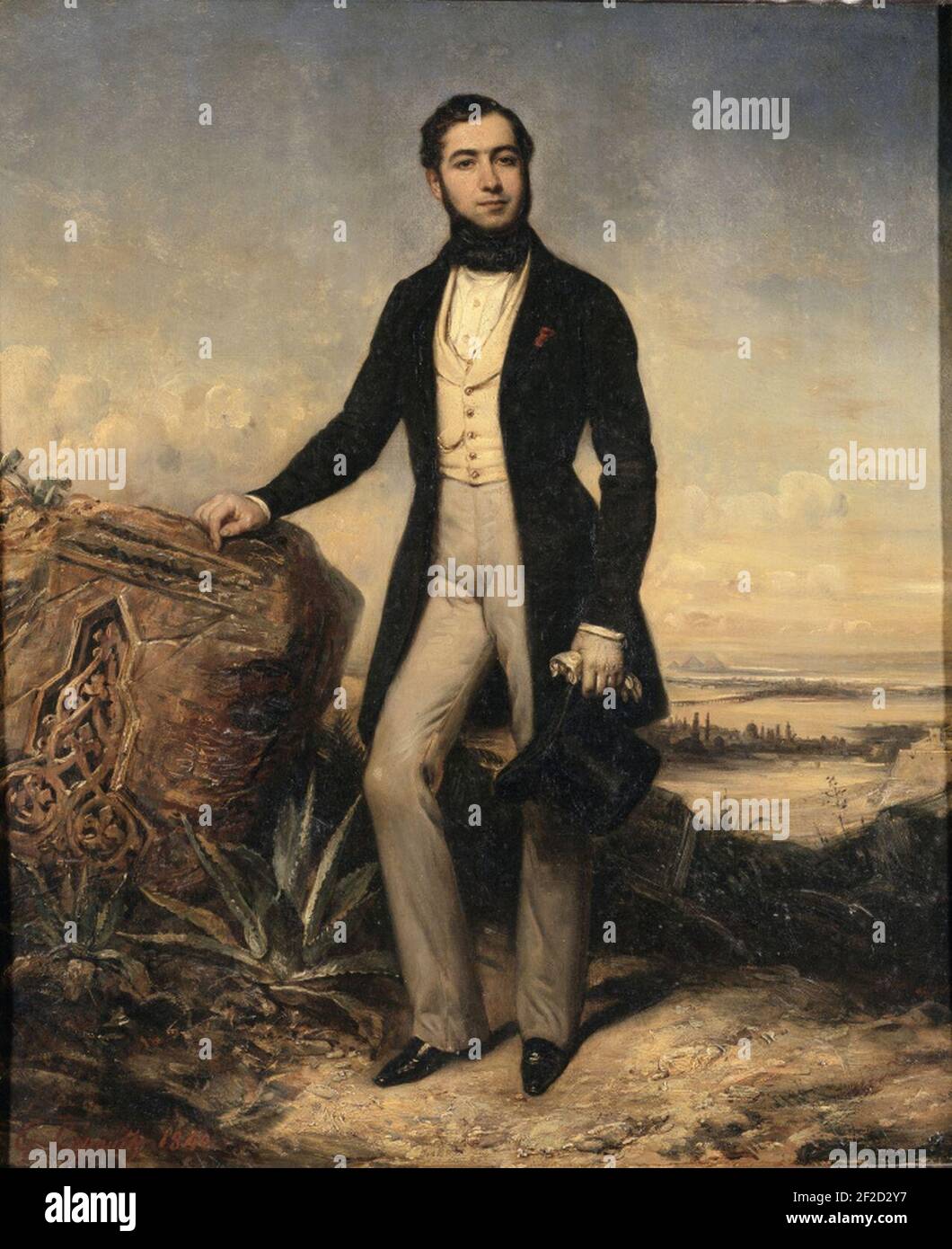 Portrait de Ferdinand de Lesseps Stock Photo - Alamy