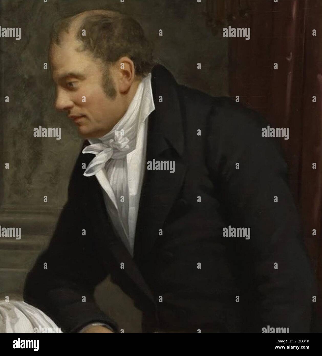 Portrait de François-Dominique Mosselman Stock Photo - Alamy