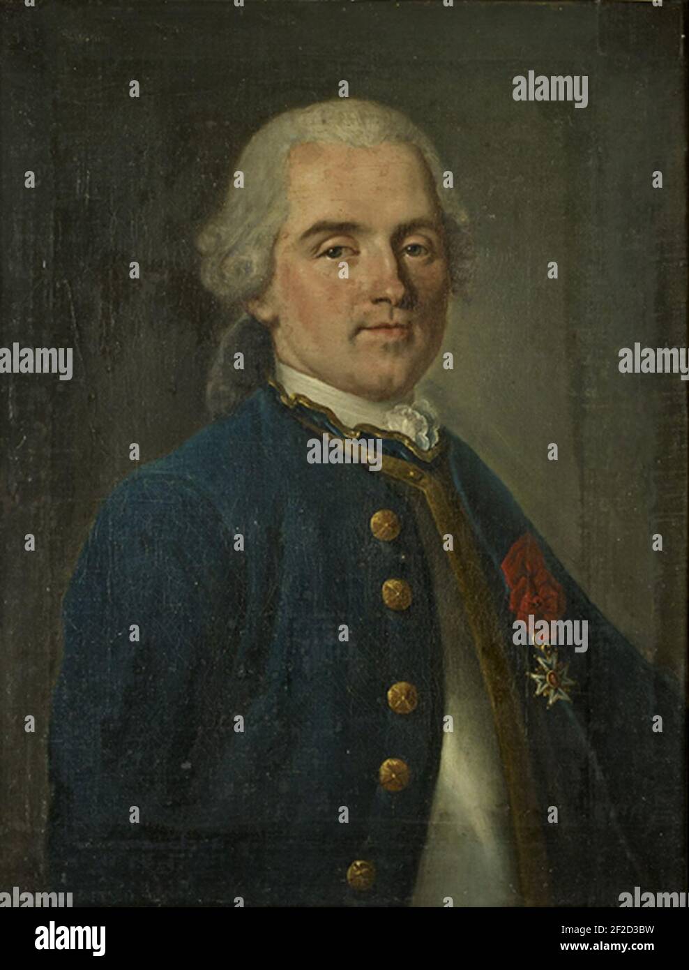 Portrait de Joseph Augustin Geffrard de la Motte Stock Photo - Alamy