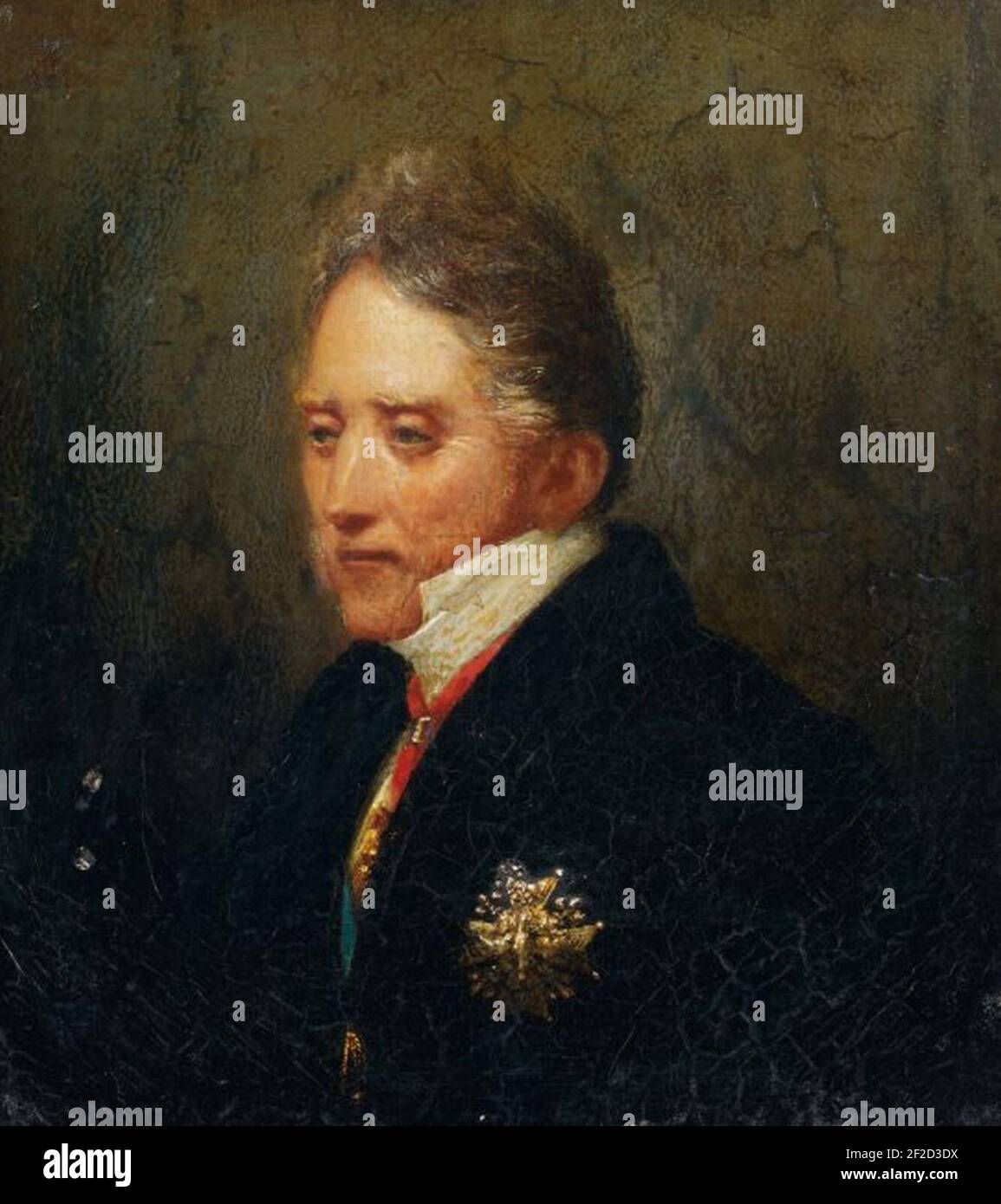 Portrait de Joseph de Villèle Stock Photo - Alamy