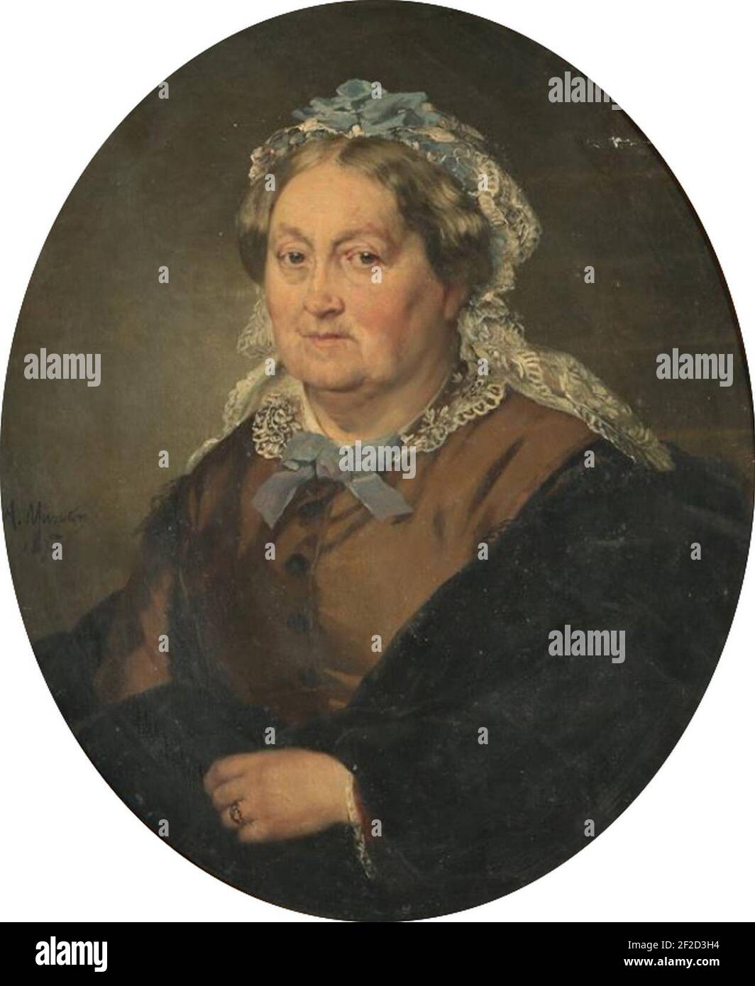Portrait de la Comtesse Célestine de Kermel Stock Photo - Alamy