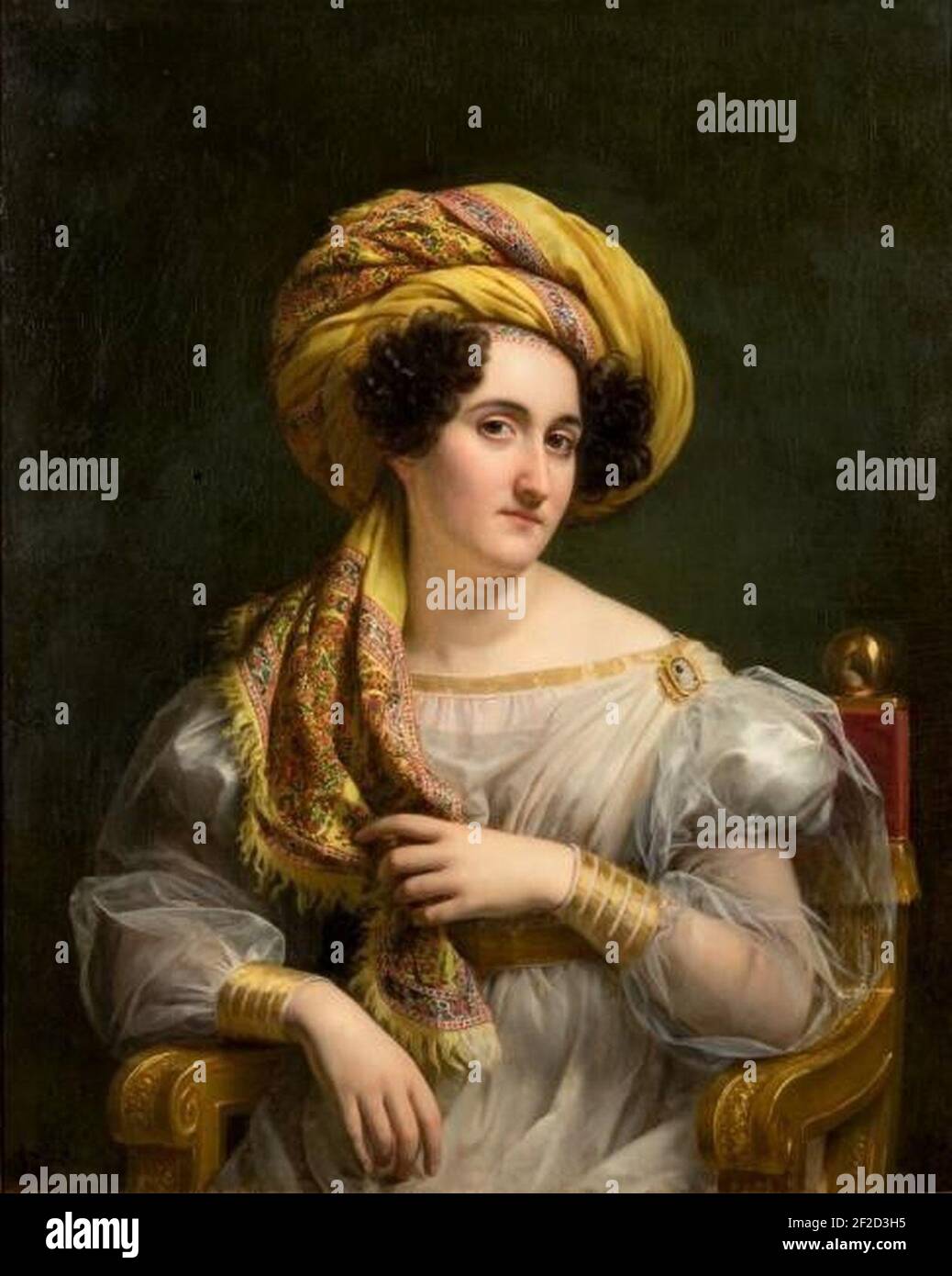 Portrait de Joséphine Louise Hortense Soult, épouse de Mornay Stock ...