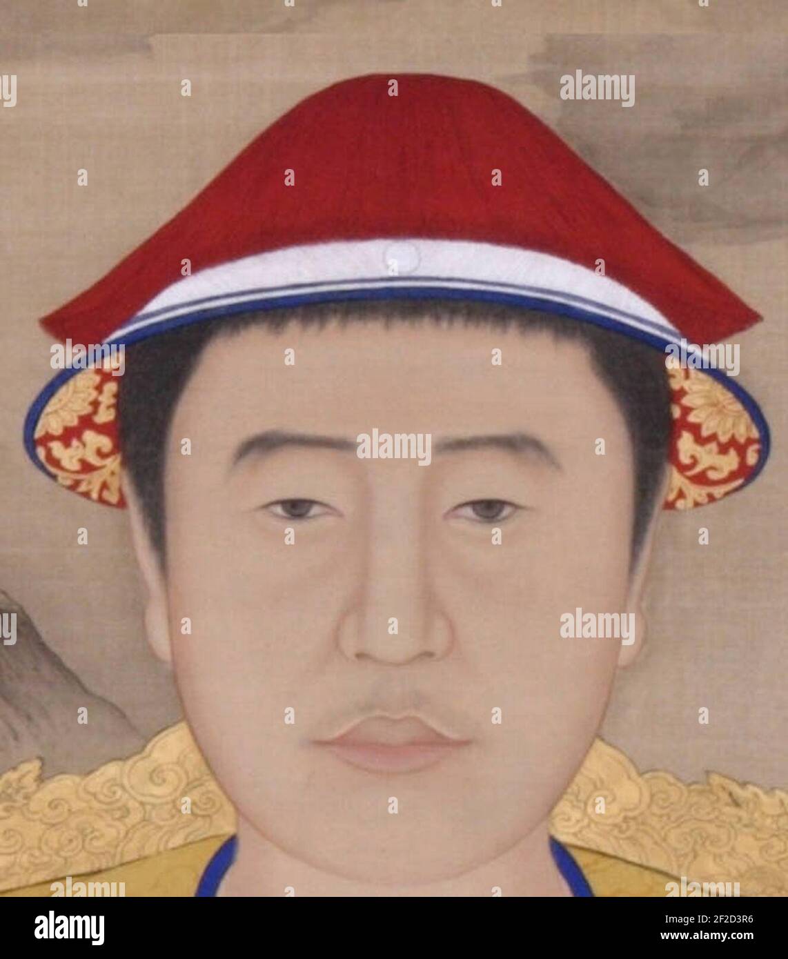 Portrait de l'empereur shunzhi Stock Photo - Alamy