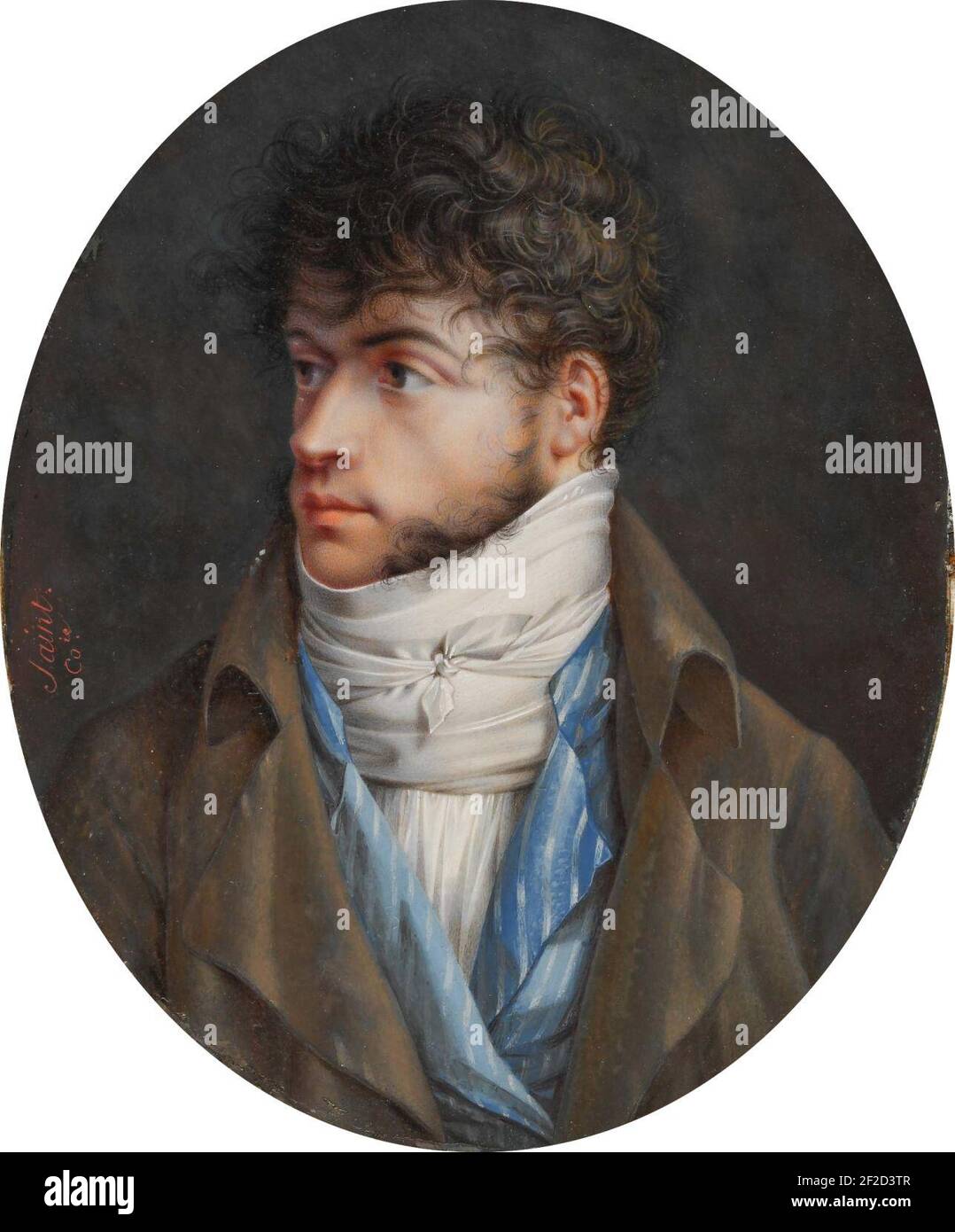 Portrait de Louis Aubry Stock Photo - Alamy