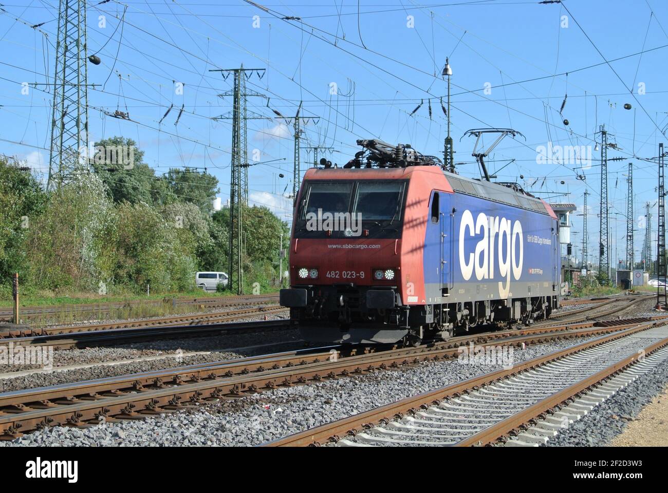 A Traxx F140 electric powered locomotive operated by SBB Cargo at ...