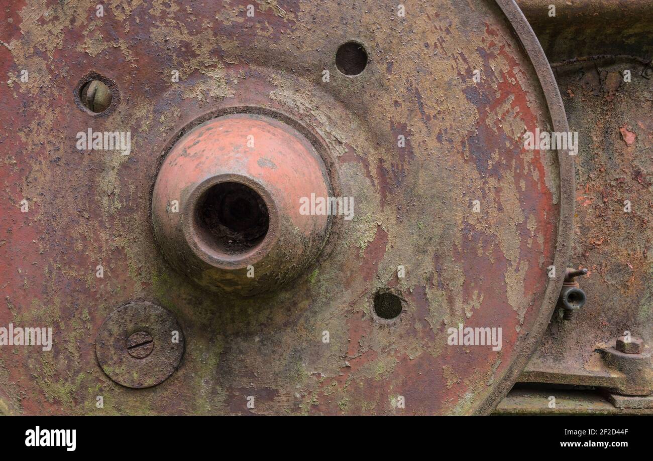 detail of a historic diesel engine Stock Photo - Alamy