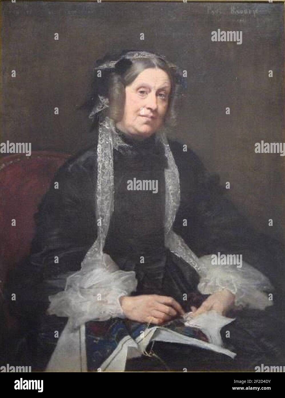 Portrait de Mme Renouard Stock Photo - Alamy