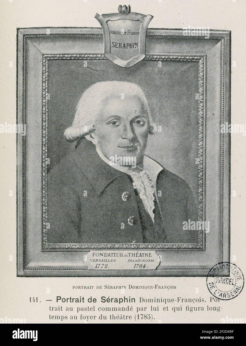 Portrait de Séraphin Stock Photo - Alamy