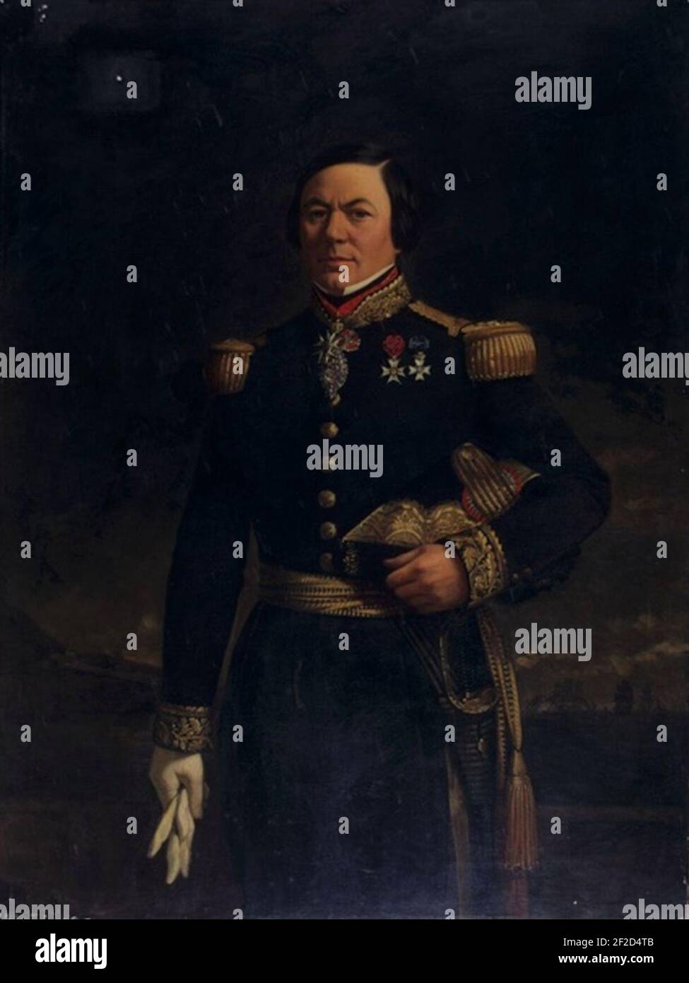 Portrait de Théodore-Constant Leray Stock Photo - Alamy