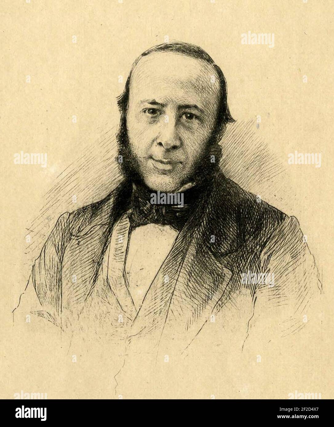Portrait d'Edouard Mallet 1805-1856 Stock Photo - Alamy