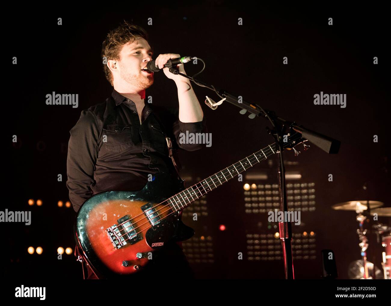 Mike Kerr of Royal Blood performs live at the O2 Academy, Brixton ...