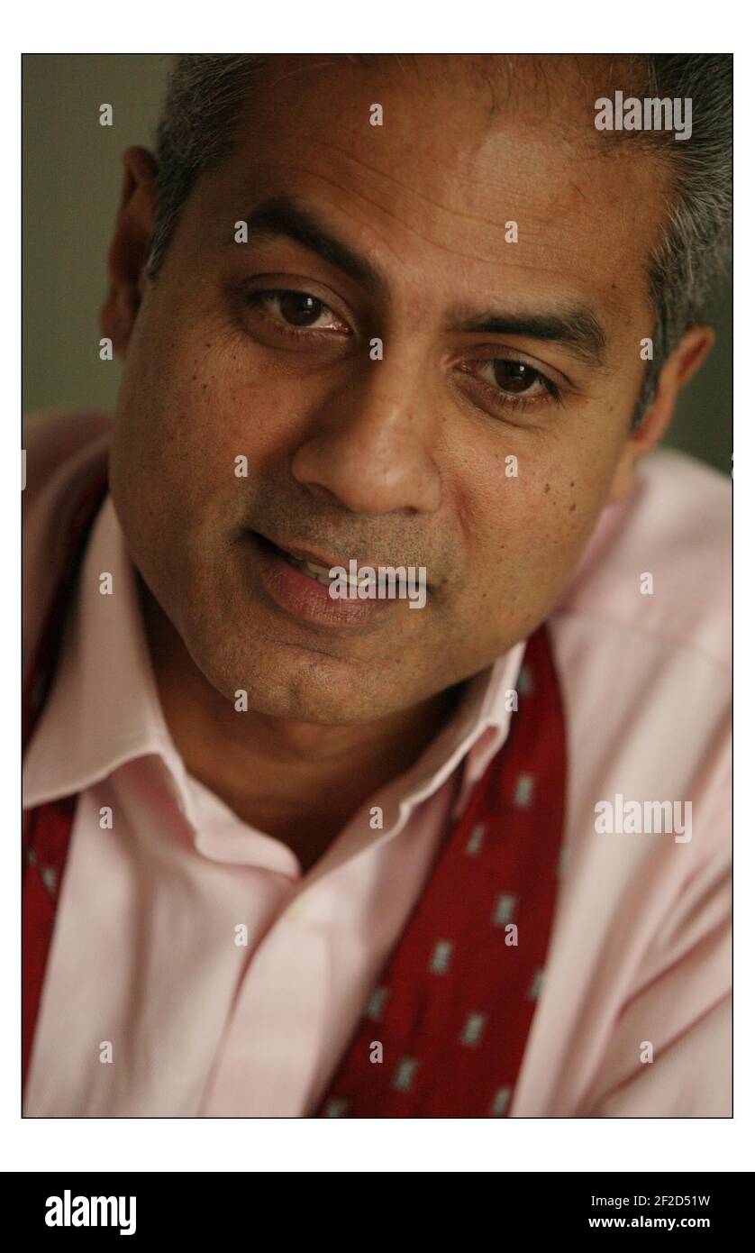 George Alagiah....BBC news anchor.pic David Sandison 3/3/2004 Stock ...