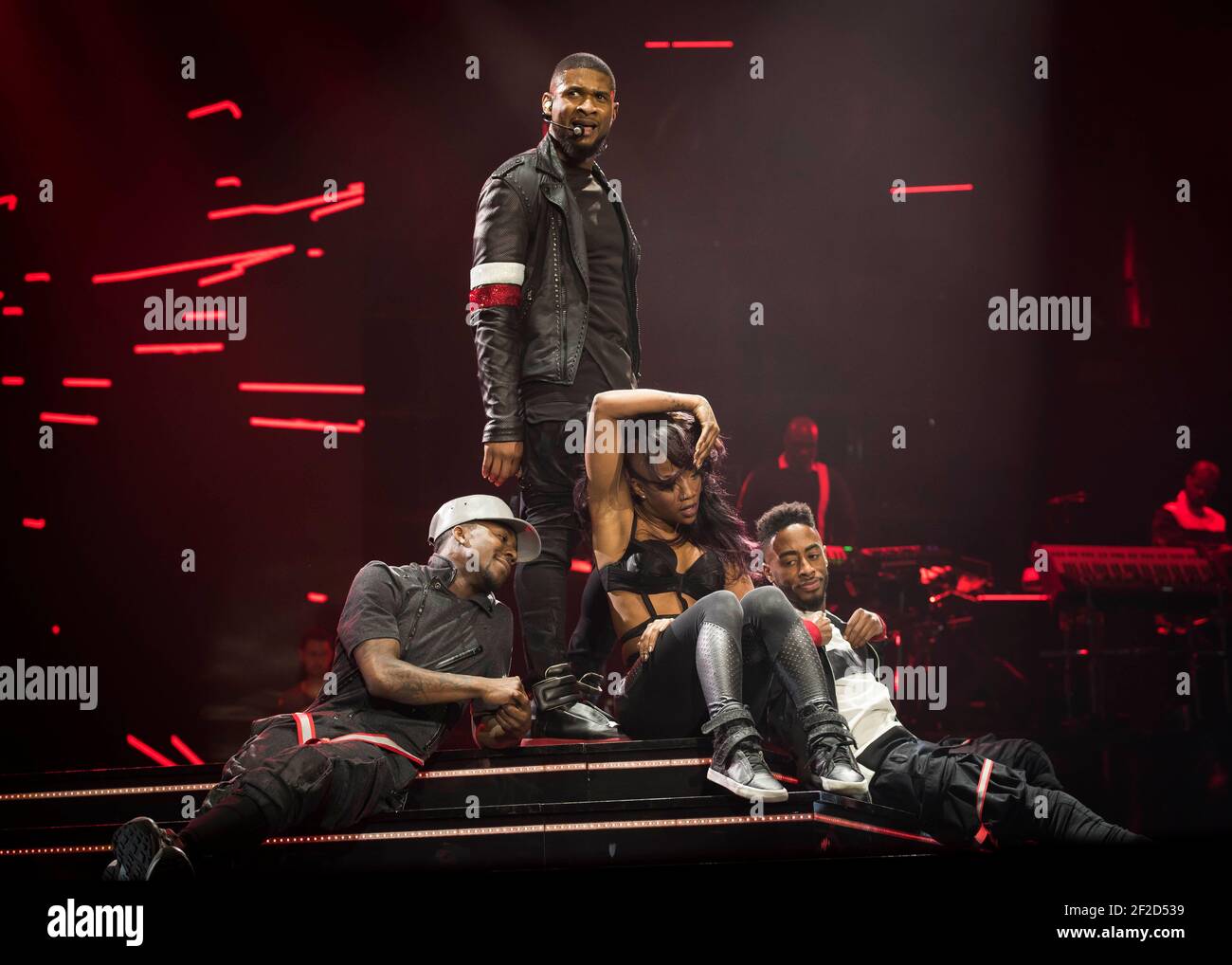 Usher performs live at the O2 Arena, Greenwich - London Stock Photo - Alamy
