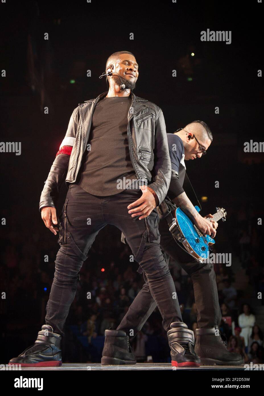Usher performs live at the O2 Arena, Greenwich - London Stock Photo - Alamy