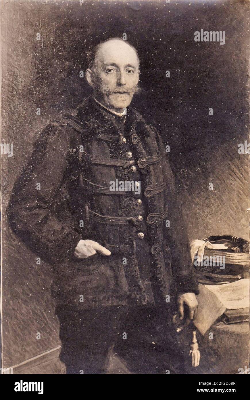 Portrait du colonel Keller Stock Photo - Alamy