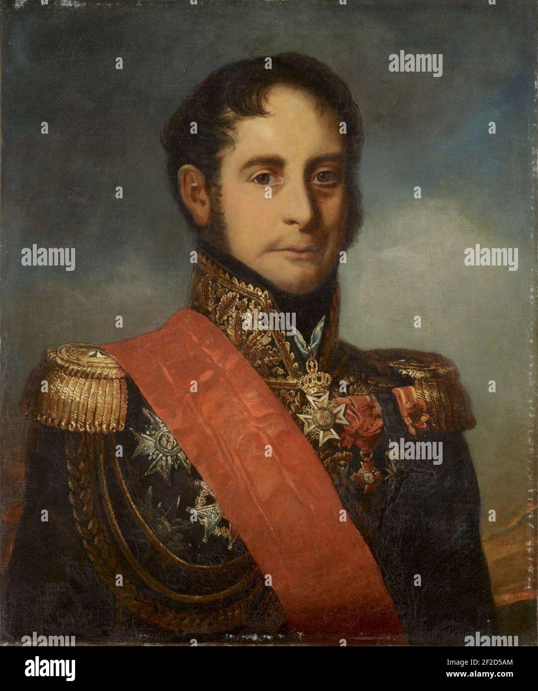 Portrait du Maréchal Jacques Law, marquis de Lauriston Stock Photo - Alamy