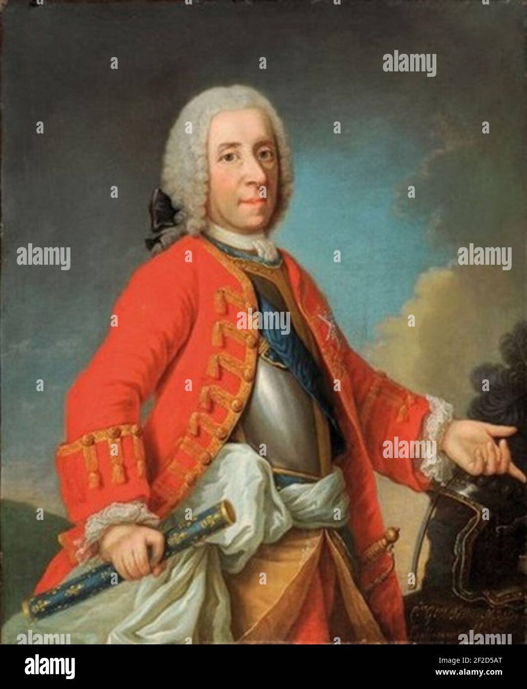 Portrait du Maréchal Claude Guillaume Testud, marquis de Balincourt ...