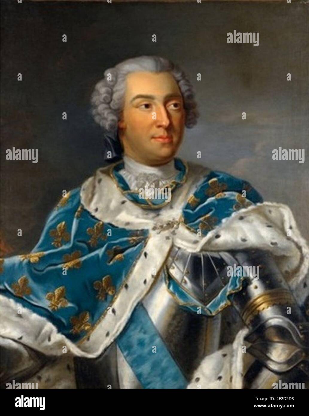 Portrait du roi Louis XV Stock Photo - Alamy
