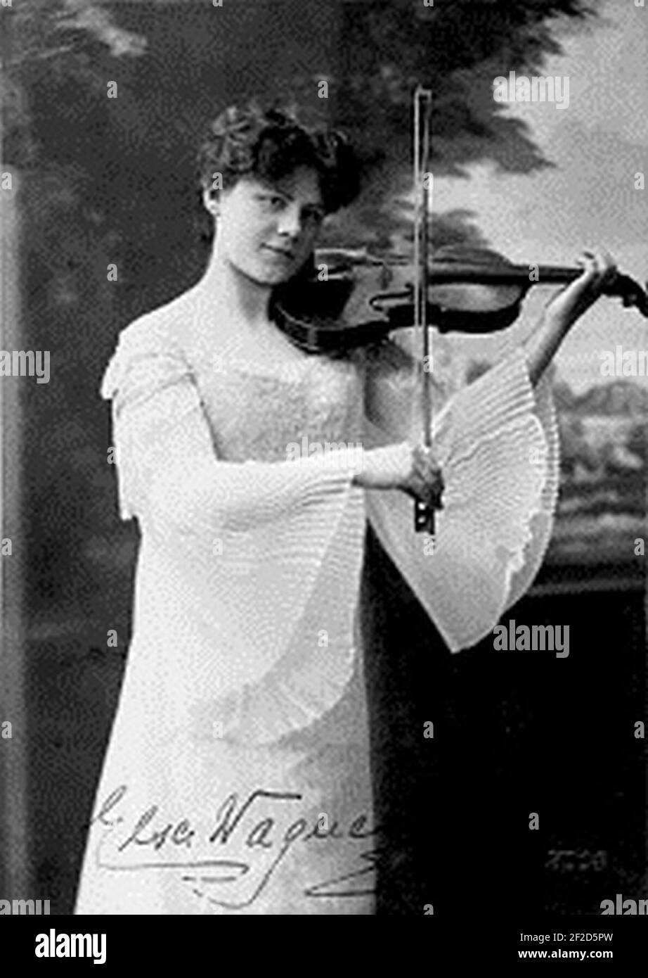 Portrait Elsa Wagner Stock Photo - Alamy