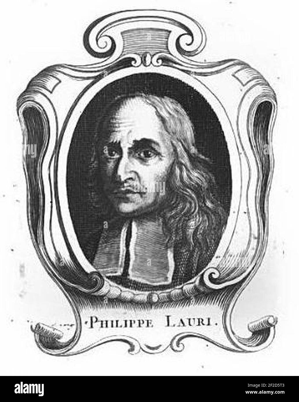 Portrait filippo lauri abrégé des plus fameux peintres 1745 Stock Photo ...