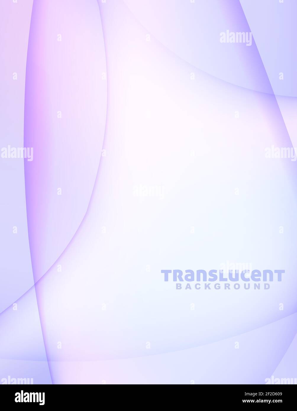 Abstract light blue violet background with translucent shapes. Minimal vector graphic wallpaper ...