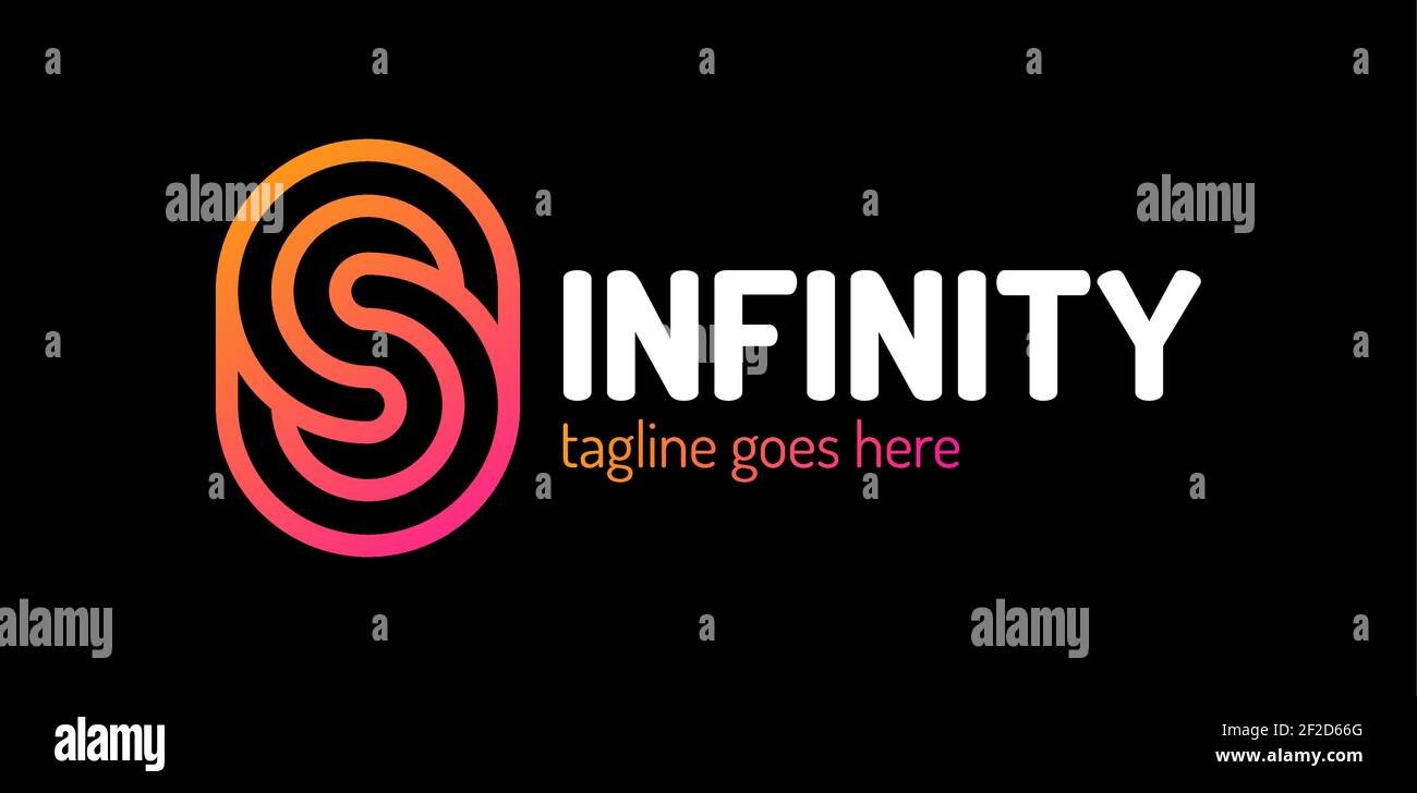 Infinity Letter S Logo Design Template. Vector logo design for business ...