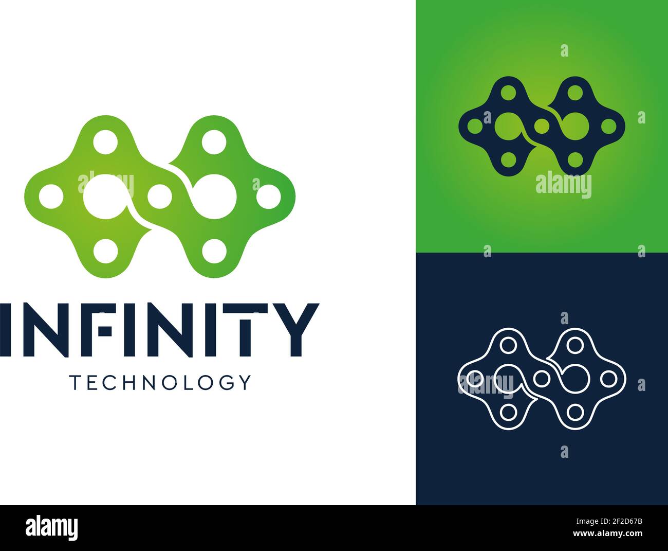 Infinity Tech logo vector template, Creative Infinity logo design ...