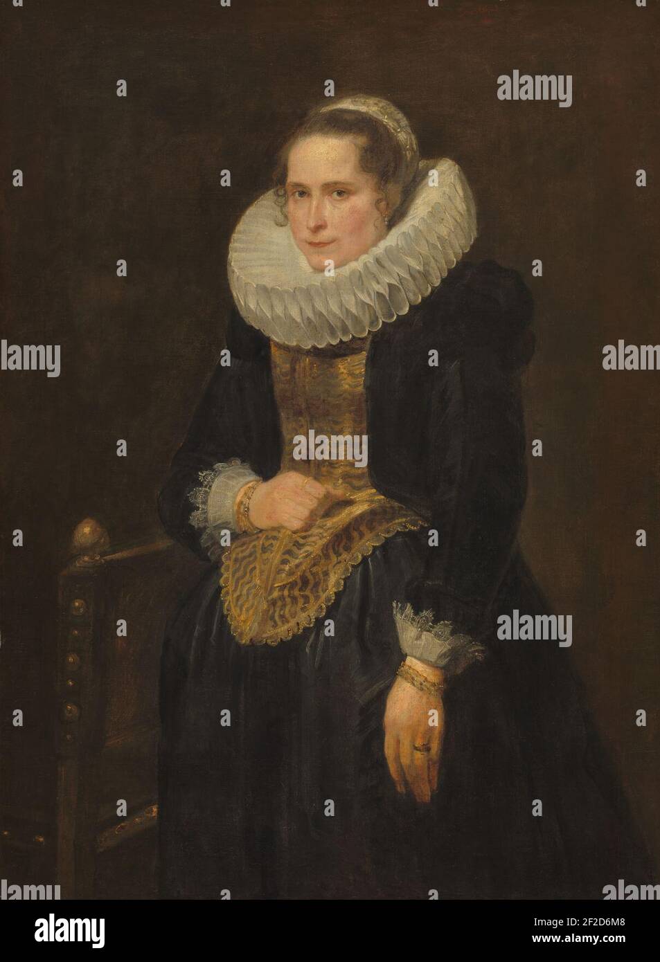 Portrait of a Flemish Lady Stock Photo - Alamy