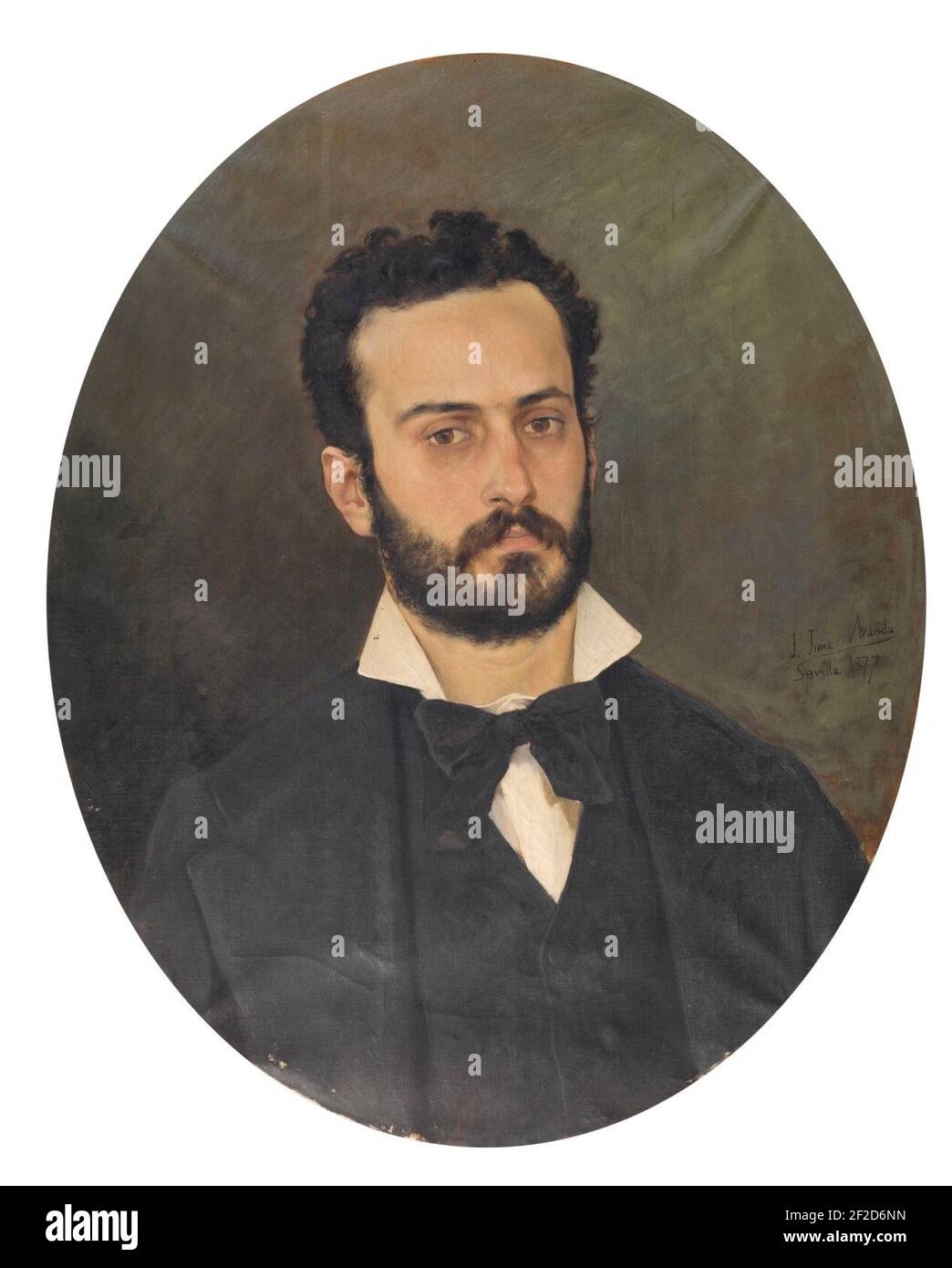 Portrait of a Gentleman José Jiménez Aranda 1877 Stock Photo - Alamy