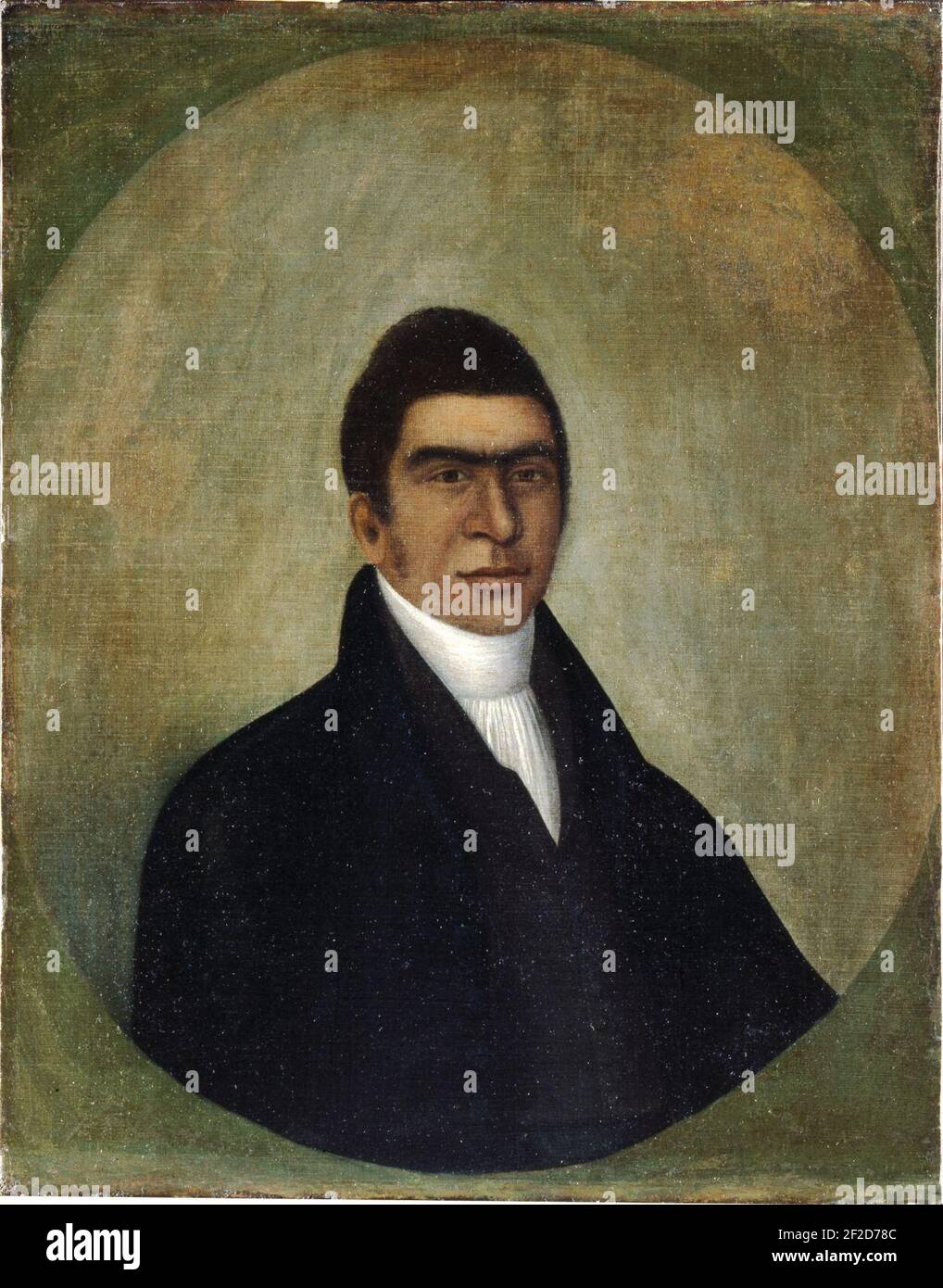 Portrait of a Man (Abner Coker) by Joshua Johnson Stock Photo - Alamy