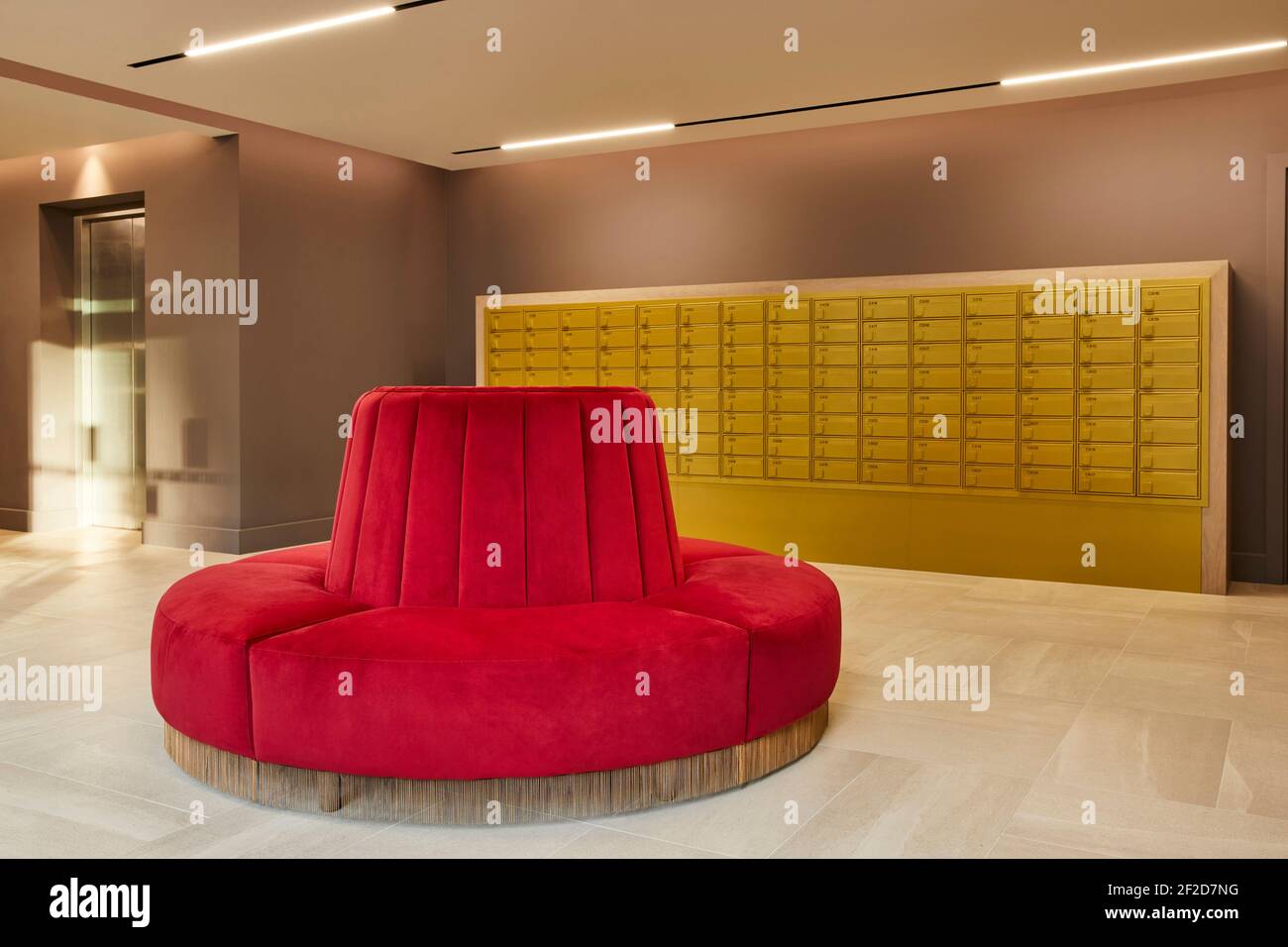 Seating area in lobby. Moda Living Angel Gardens, Manchester, United ...