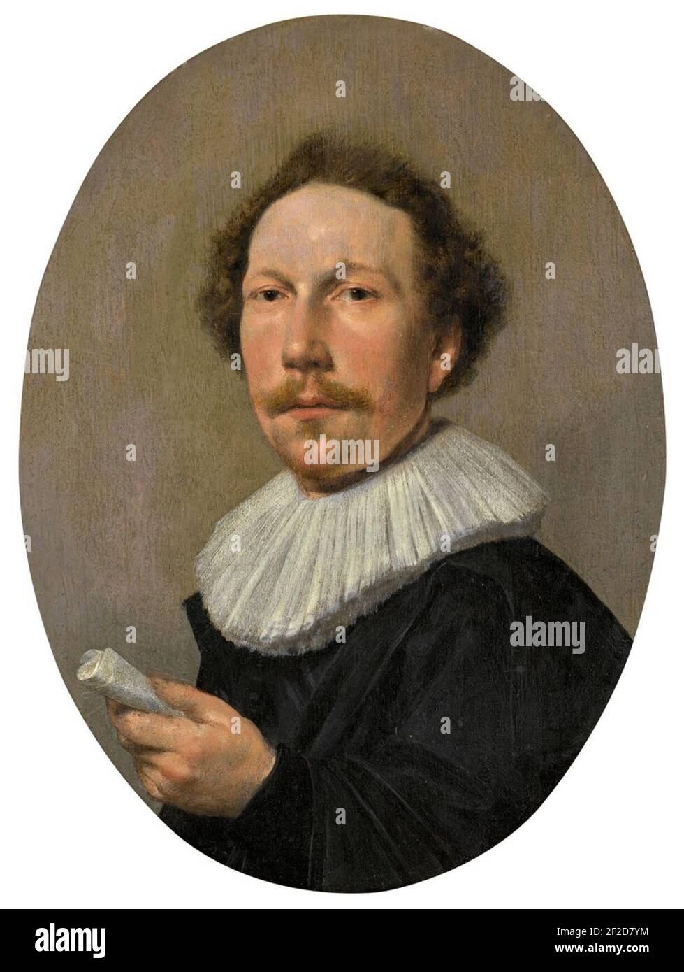 PORTRAIT OF A MAN, HALF-LENGTH, HOLDING A SCROLL Stock Photo - Alamy