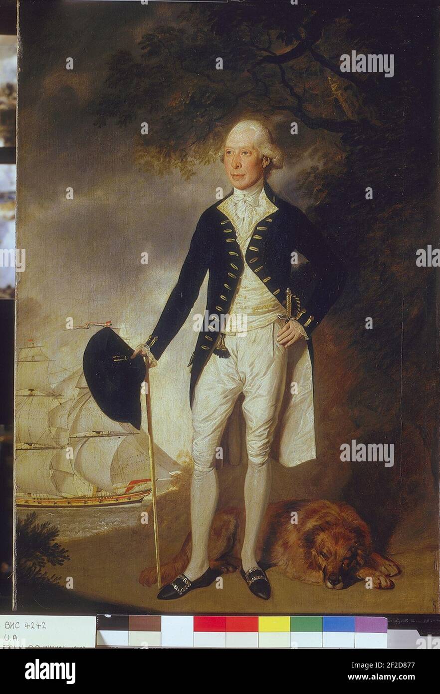 Portrait of a Naval Captain Stock Photo - Alamy