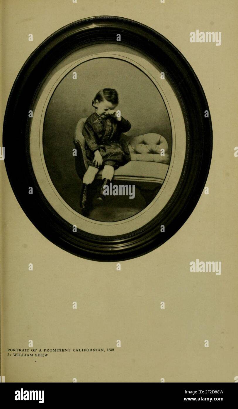 Portrait of a Prominent Californian, 1852 by William Shew Stock Photo ...