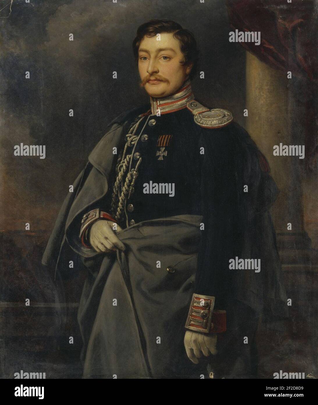 Portrait of a Second Lieutenant Stock Photo - Alamy