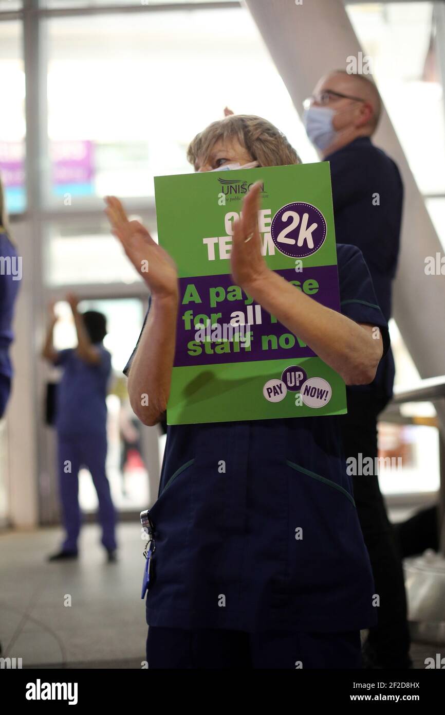 London, England, UK. 11th Mar, 2021. National Health Service (NHS ...