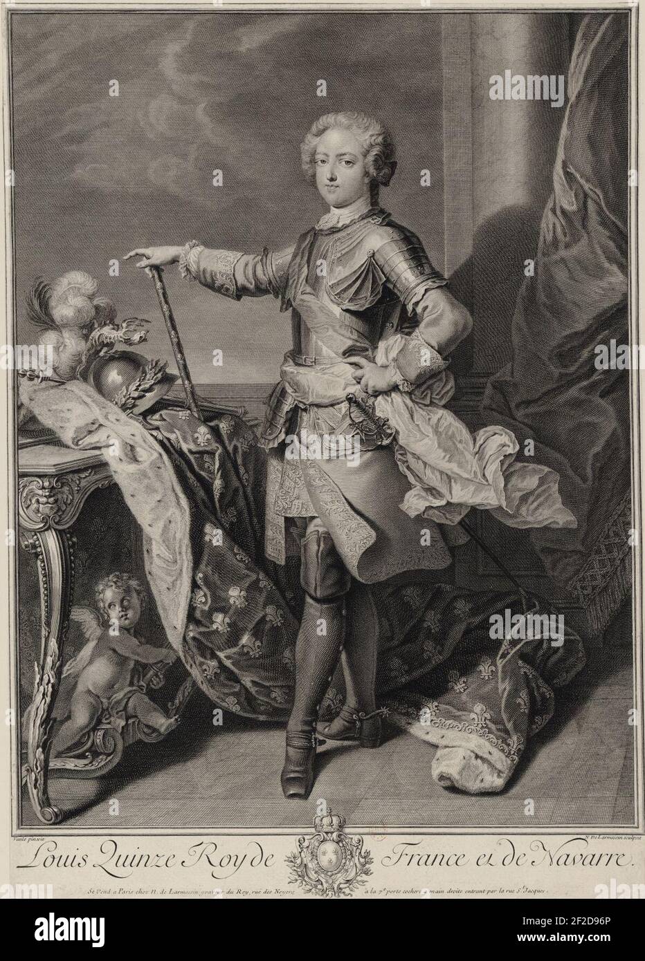 The young louis xv hi-res stock photography and images - Alamy