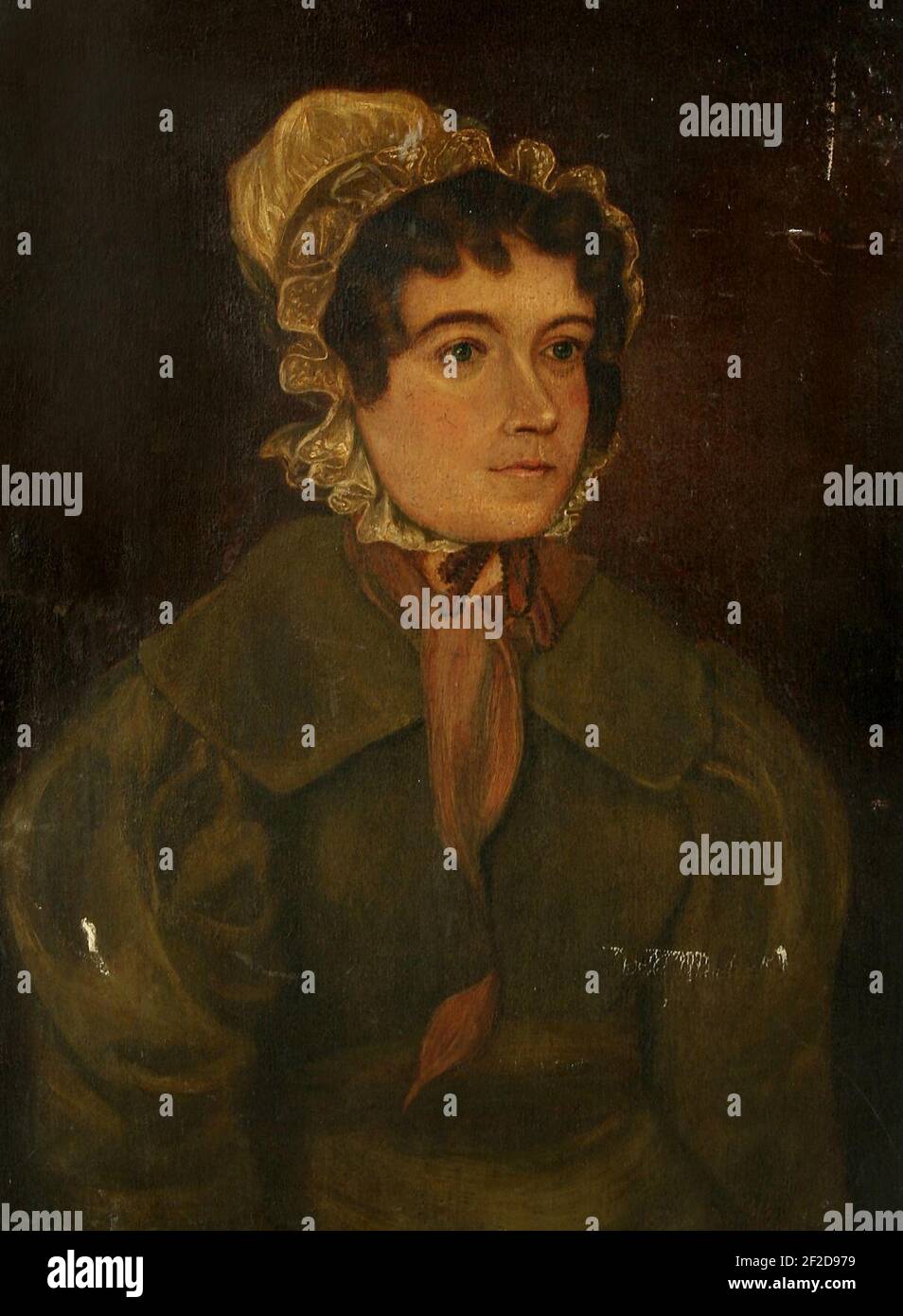 Portrait of a young Lady, unknown painter 19th century Stock Photo - Alamy